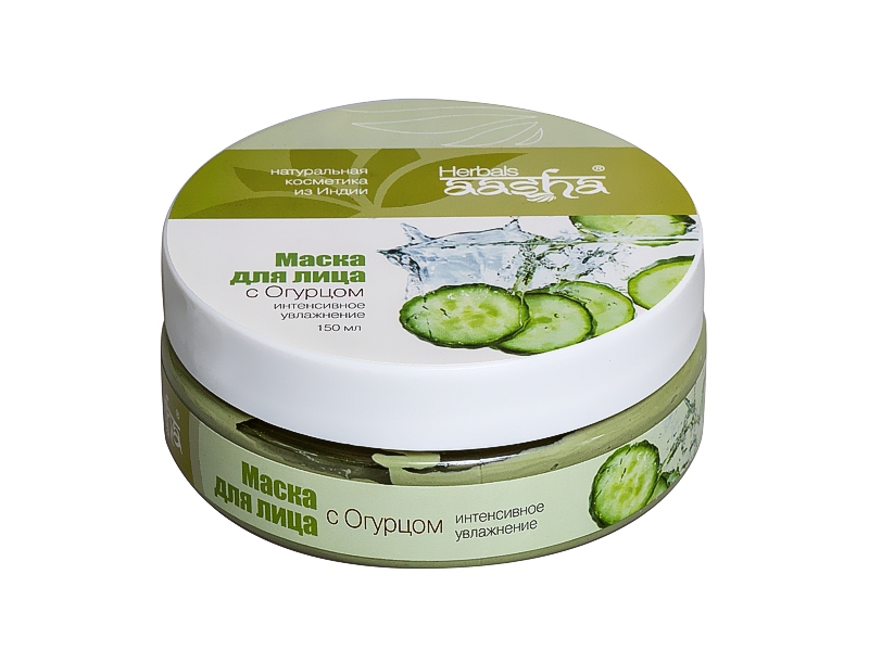Маска для лица Огурец Aasha Herbals, 150мл